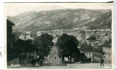 Norway Norge Bergen - Total View old real photo postcard | eBay