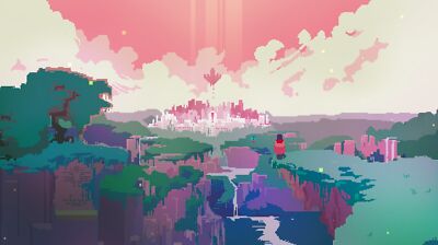 Landscape hyper light drifter video games pixels pixel Custom Gaming ...