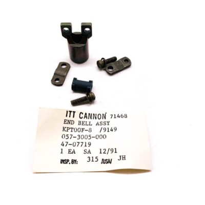 ITT Cannon 057-3005-000 Circular Connector Backshell End Bell Assembly ...