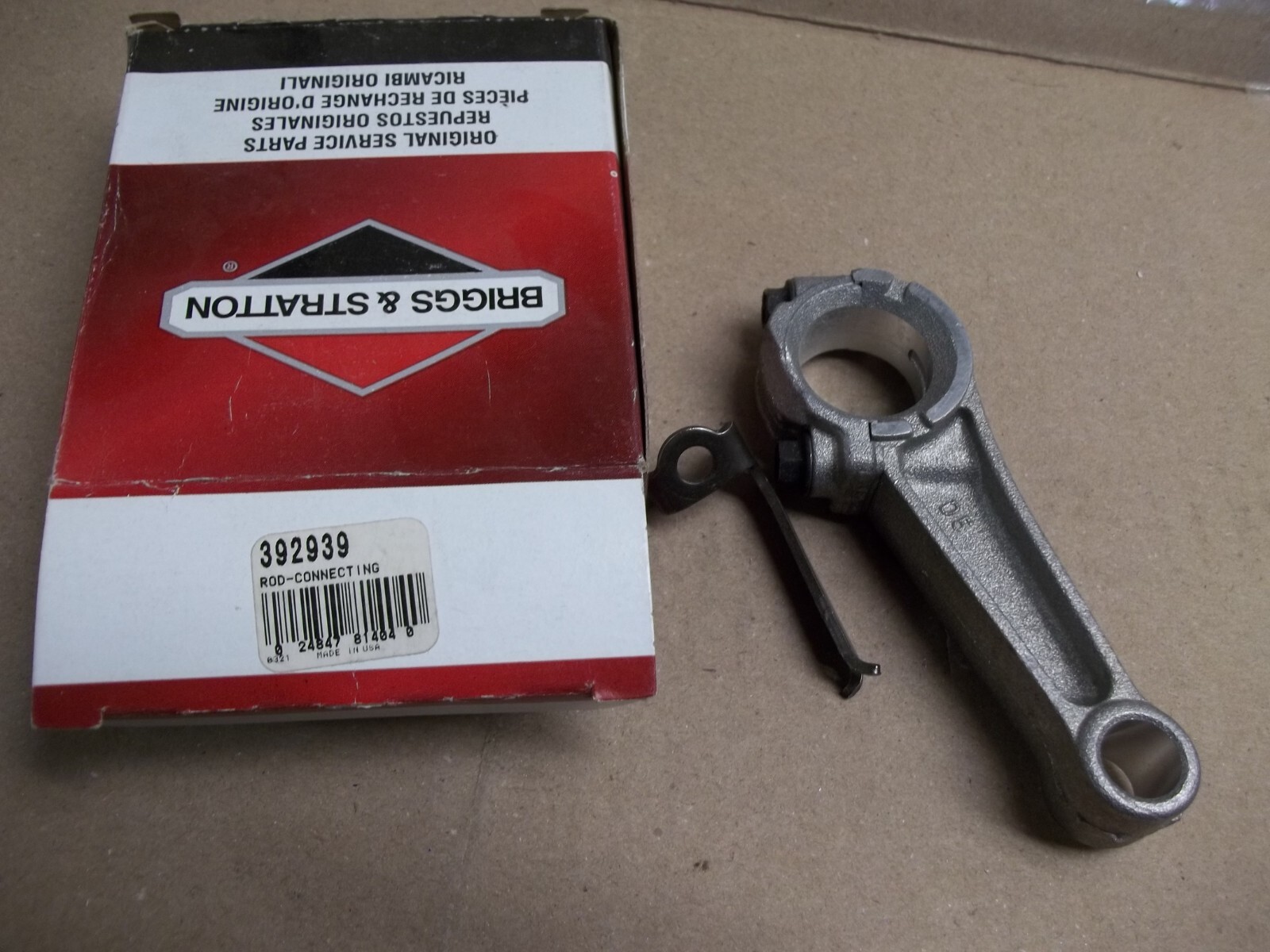 BRIGGS & STRATTON NOS CONNECTING ROD STD 392939 FITS SOME 111200-112200 ...