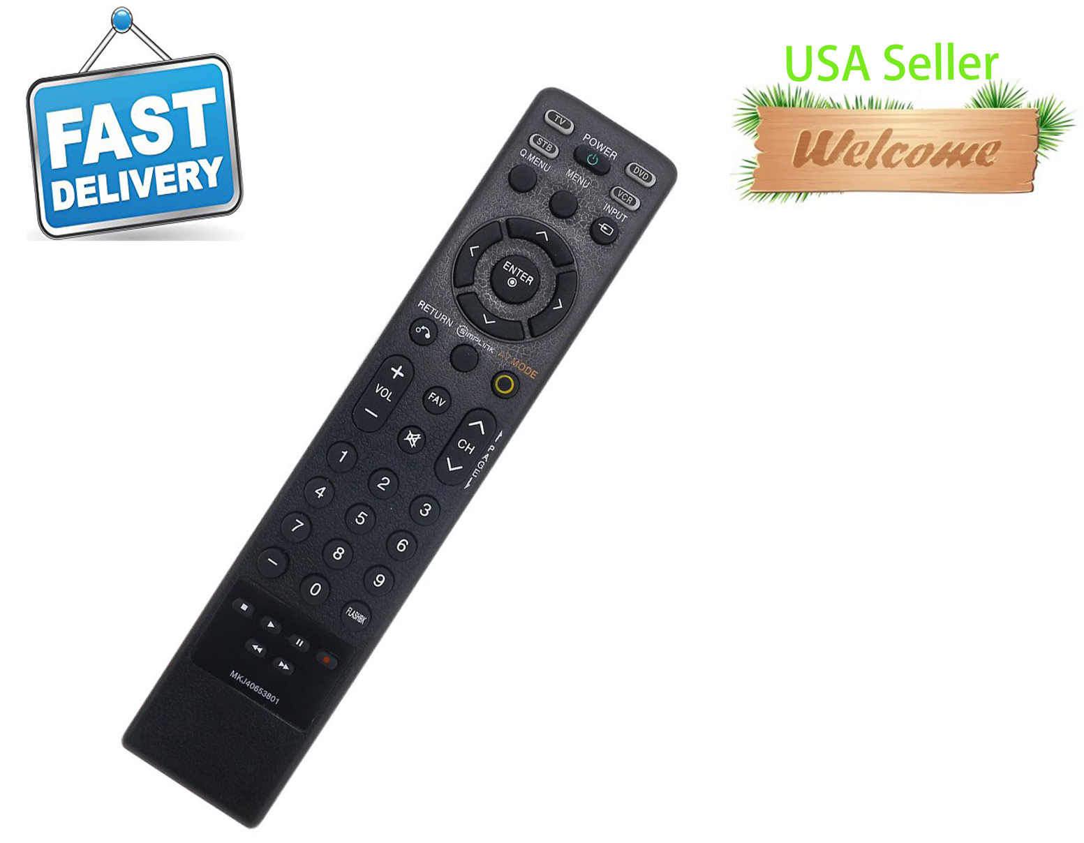 MKJ40653801 Replace For LG TV Remote 32LC50CB, 32LC50CS, 32LC5DC ...