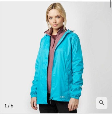 Peter Storm Womens Packable Jacket Size 10 blue | eBay UK