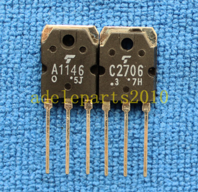 5pairs or 10pcs 2SA1146/2SC2706 A1146/C2706 Transistor TO-3P | eBay