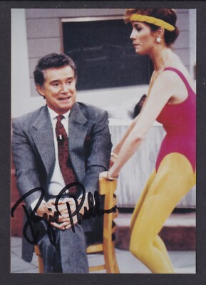 Regis Philbin, American Media Personality & Host, signed 3x5 color ...