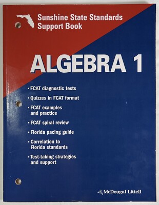 McDougal Littell High School Algebra 1 Sunshine State Support Book ...