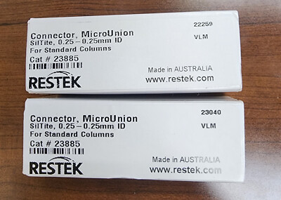 Restek 23885 Connector, SilTite u-Union, 0.18/0.25-0.18/0.25 mm ID ...