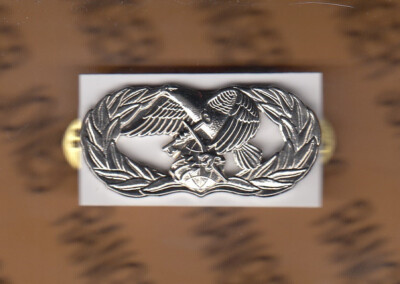 USAF Air Force Logistics Readiness Qualification Stabrite 1.75" badge c ...