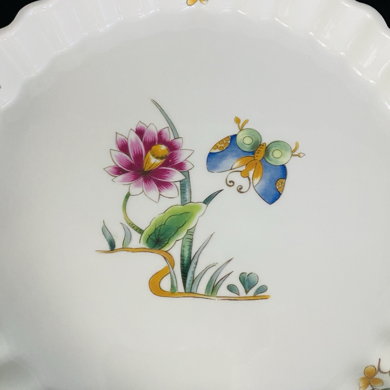 Louis Lourioux Le Faune Baking Tart Quiche Flan Dish Lilly Butterfly ...