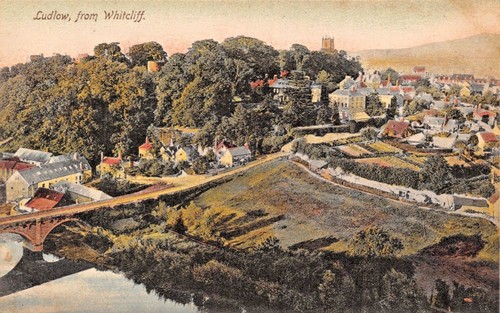 Ludlow Shropshire GB ~ De Whitcliff-Woodbury Séries Photo Carte Postale ...