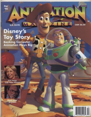 ANIMATION Magazine; #39, D/95; Toy Story, June Foray, Chuck Jones | eBay