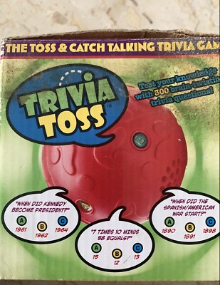 Trivia Toss The Toss Catch Talking Trivia Game Hot Potato 300 Random ...