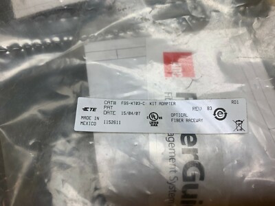ADC/COMMSCOPE / FIBERGUIDE / FGS-KT03-C / 2" END CAP W/ TWO 7/8" FLEX ...