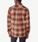 Free Assembly Men's Lightweight Plaid Flannel Shirt with Long Sleeves ...