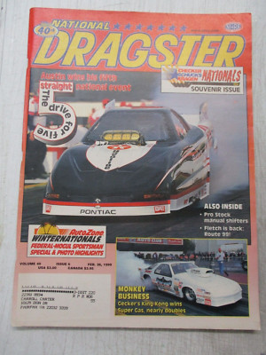 NATIONAL DRAGSTER MAGAZINE FEBRUARY 26, 1999 BUCKY AUSTIN GECKER KING ...