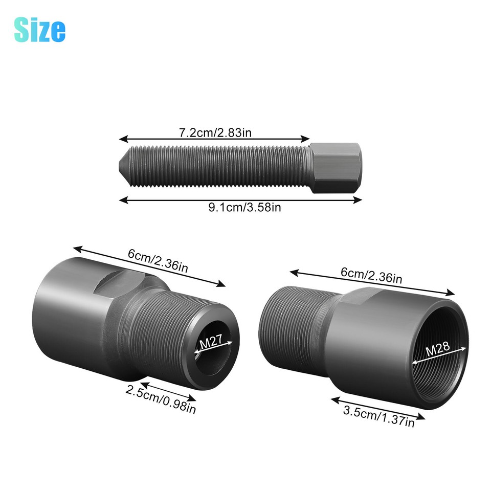 Motorcycle Flywheel Magneto Stator Puller Set 27mm 28mm 16mm for Yamaha ...