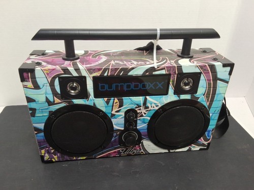 Bumpboxx Ultra Plus + Bluetooth Speaker Boombox Back the Blue Graffiti ...