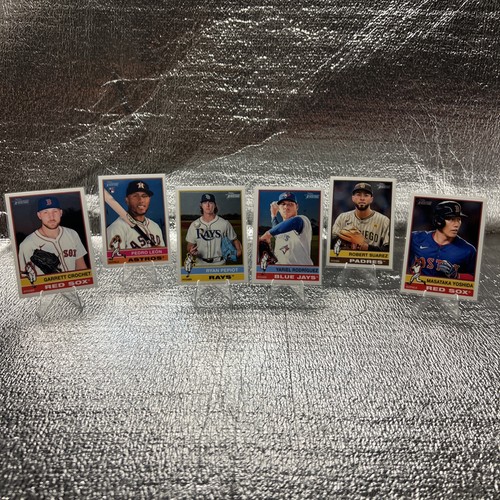 2025 Topps Heritage Baseball Glossy SP Parallels 6 Card Lot⚾️ +1 RC ...
