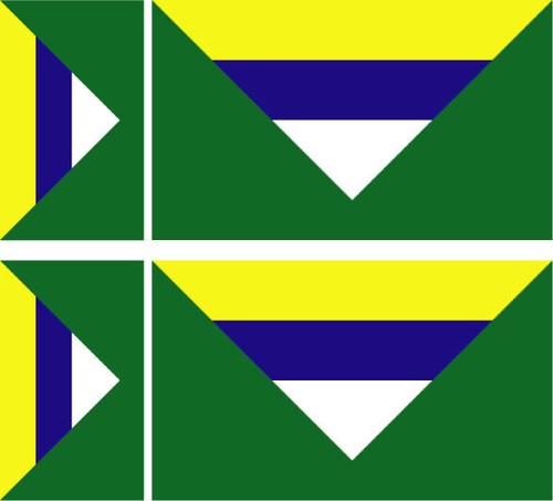 NICARAGUA Lot 4 Vinyl Stiker autocollant Drapeau flag Boaco Department ...