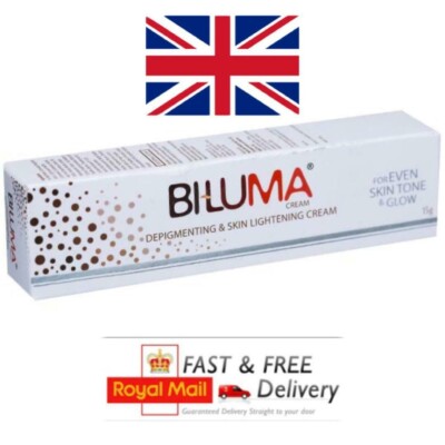 Biluma Cream Depigmentation Skin Whitening & Lightening Cream 15g UK ...