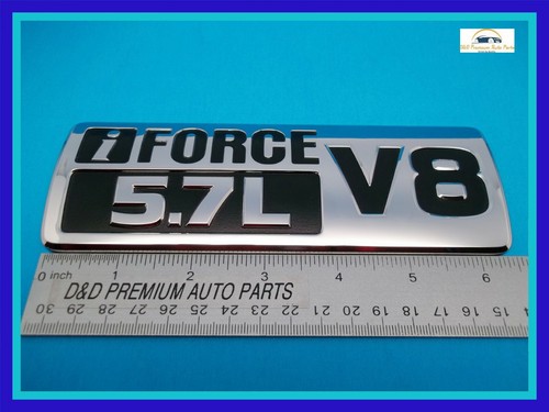 GENUINE OEM TOYOTA 14-19 TUNDRA IFORCE 5.7L V8 RIGHT LEFT SIDE EMBLEM ...