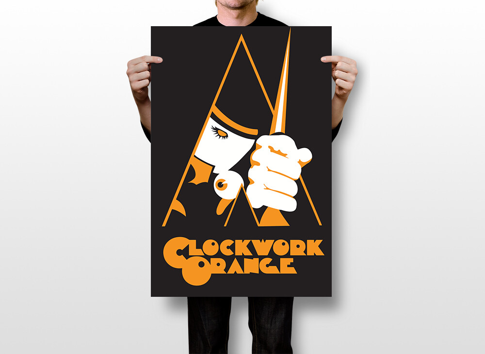 Clockwork Orange Eye Poster