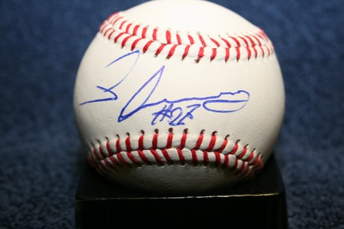 CHRISTOPHER SANCHEZ AUTOGRAPHED SIGNED BASEBALL TAMPA BAY RAYS BOWLING ...