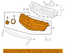 Cadillac GM OEM 12-14 Cts-grille Grill 20995558 for sale online | eBay