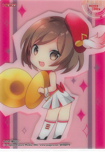 Vocaloid Hatsune Miku Trading Card Clear Card Collection MEIKO 36 HOLO ...