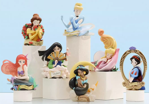 52Toys X Disney Princess Art Gallery Series Confirmed Blind Box Figure ...