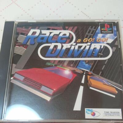 Used Time Warner 1996 Race Drivin’ a GO! GO! Sony PlayStation 1 PS1 ...
