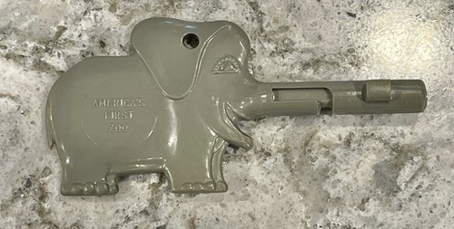 Vintage Turnkey Philadelphia Zoo Key - Elephant Key to Philadelphia Zoo ...