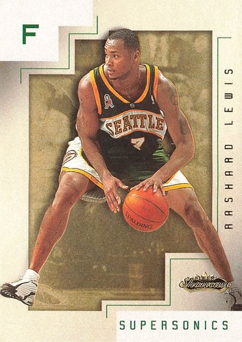 2001 Fleer Showcase #59 Rashard Lewis Seattle SuperSonics | eBay