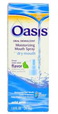 Oasis Oral Demulcent Moisturizing Mouth Spray, Mild Mint 1 Fl Oz ...