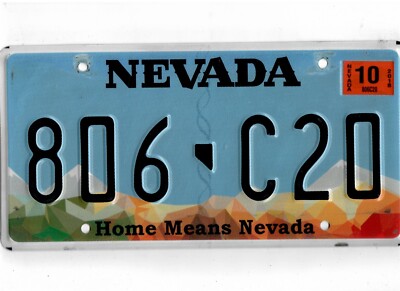 NEVADA passenger 2018 license plate "806 C20" *GEE*I*HAVE*A*LOT*BLOWOUT ...