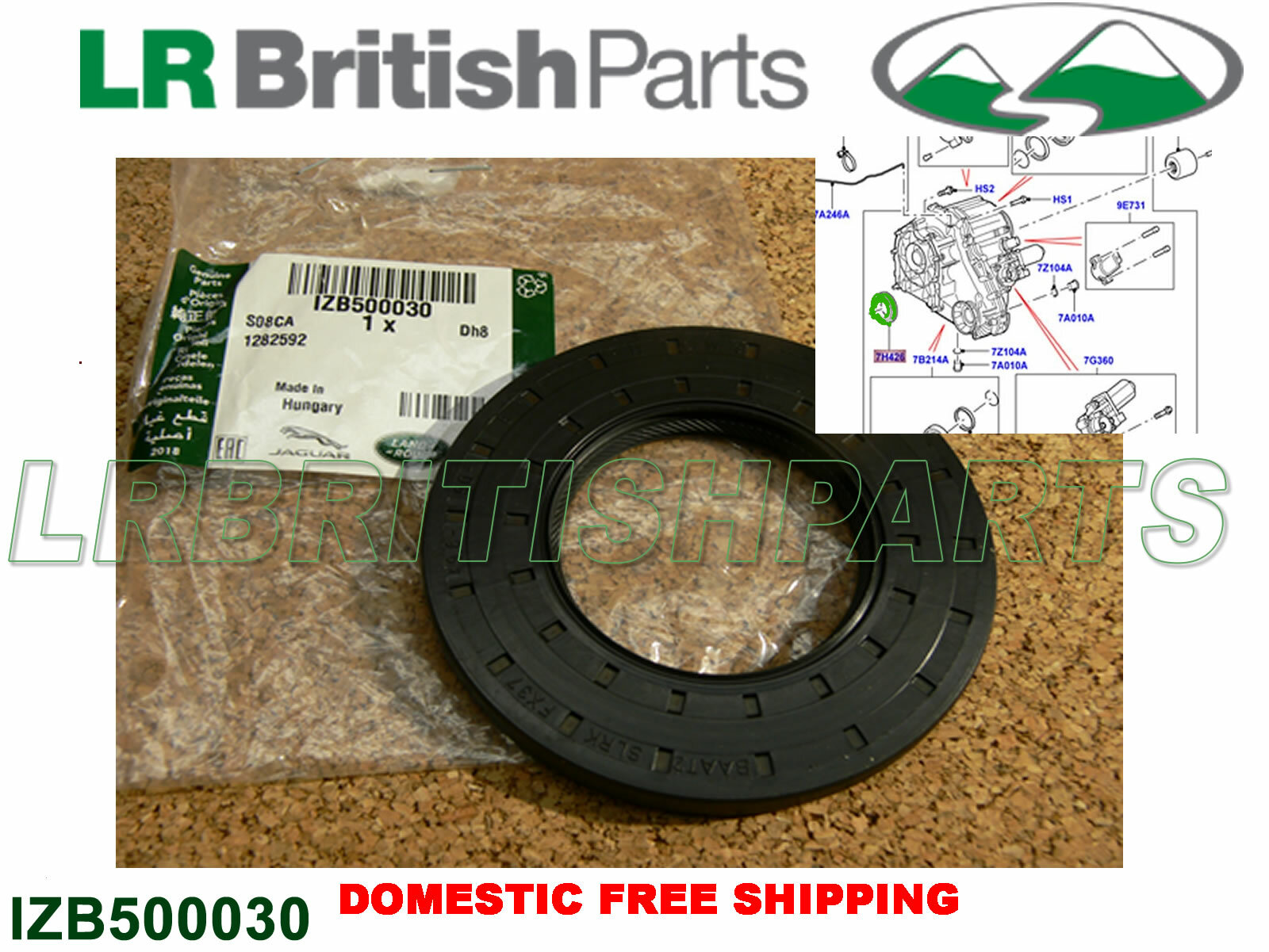 LAND ROVER TRANSFER CASE INPUT SHAFT SEAL LR3 LR4 SPORT RANGE ROVER ...