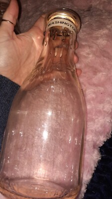 Vintage Fairfax Washington DC Milk Bottle Quart embassy dairy | eBay