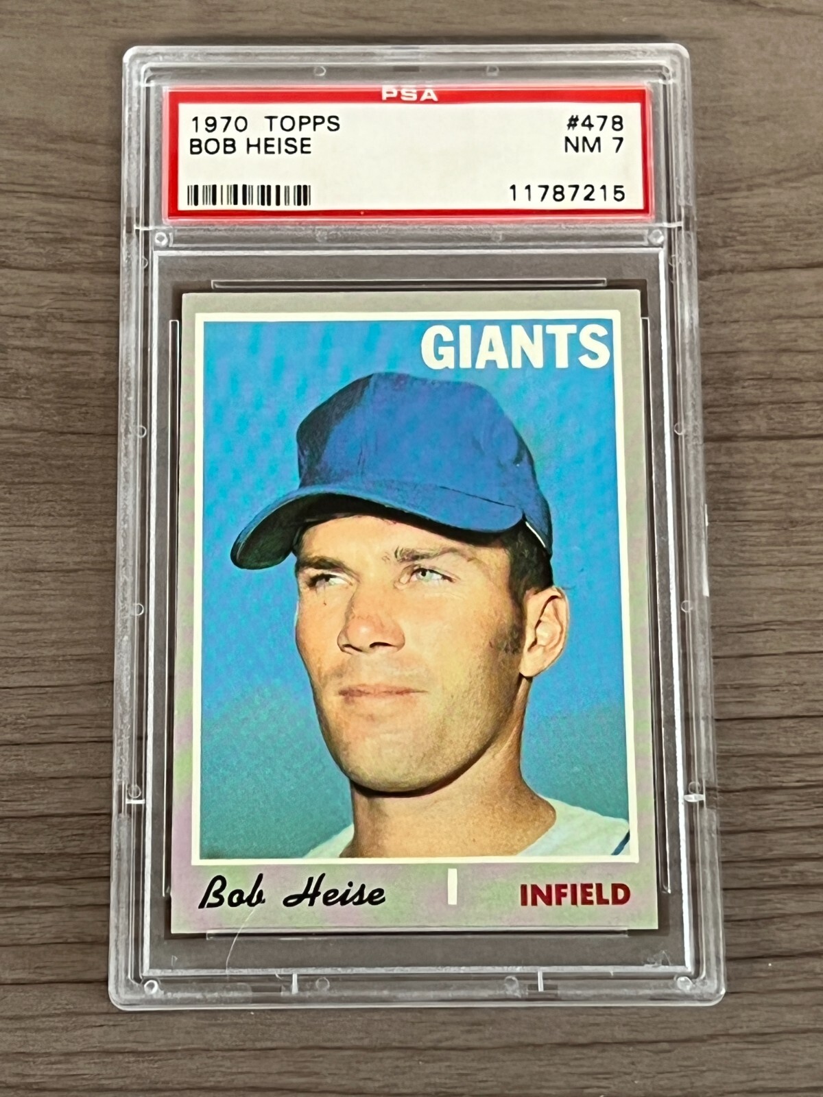 1970 Topps Set PSA 7 BOB HEISE Giants # 478 | eBay