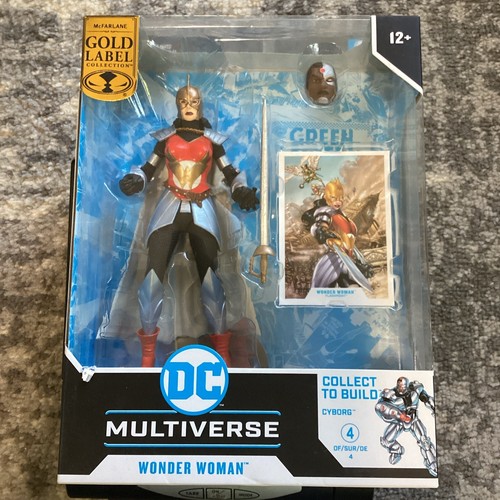 New McFarlane DC Multiverse Gold Label Flashpoint Wonder Woman Cyborg ...