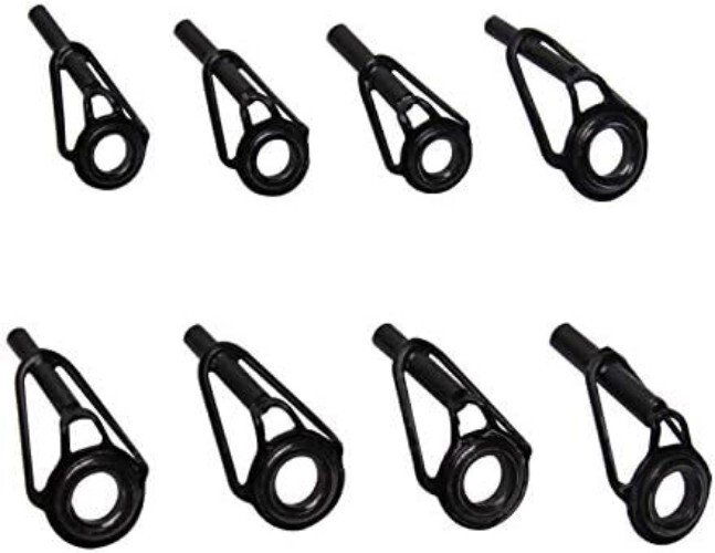 8-Piece Fishing Rod Tip Replacement Kit - Stainless Steel & Ceramic ...