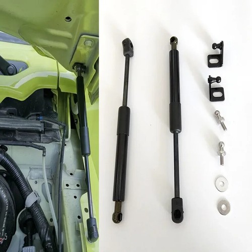 2PCS Front Hood Bonnet Lift Support Engine Cover Gas Spring Strut Shock ...