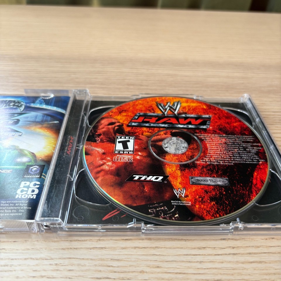 WWE Raw PC CD-ROM | THQ 2002 Windows XP / 98 Complete | Wrestling Game ...