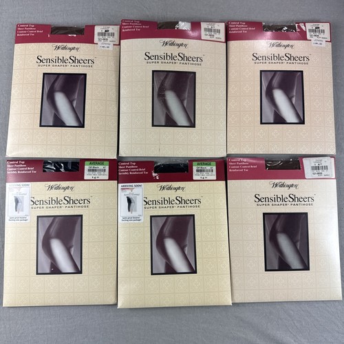 Worthington Sensible Sheers Super Shaper Pantyhose Average Brown Black ...