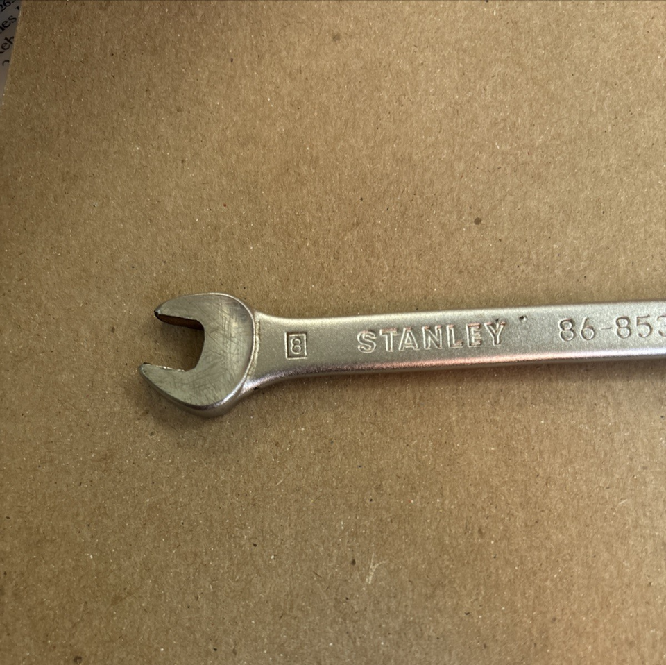 Vintage Stanley 8 MM 12 Point Combination Wrench 86-856 HTF Size | eBay