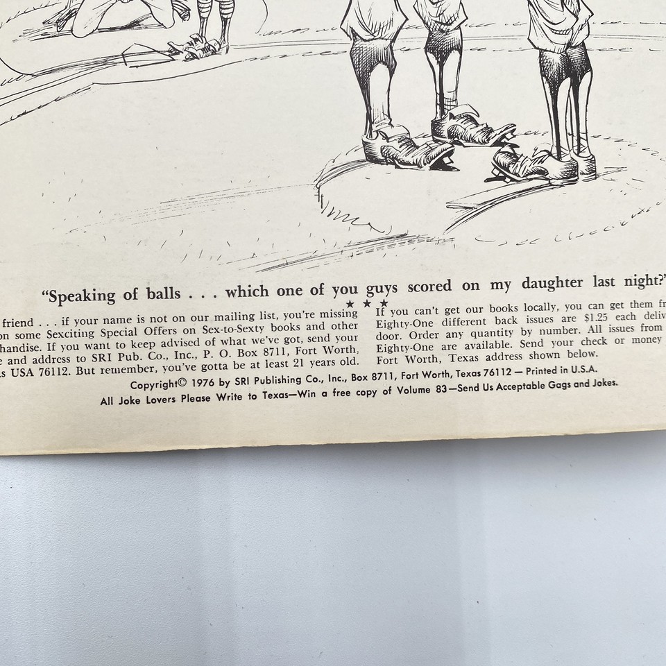 Rare Vintage Sex To Sexty Vol. 82 Classic American Humor Magazine 1976 ...