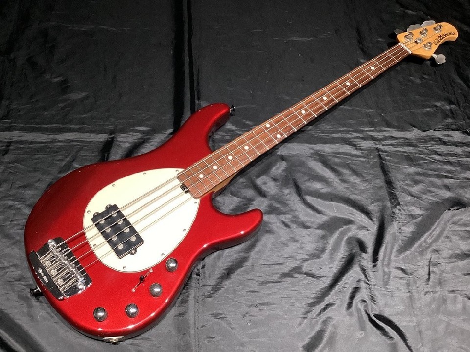 Music Man Usa Sterling 4H Candy Apple Red Active 4 String Electric Bass ...