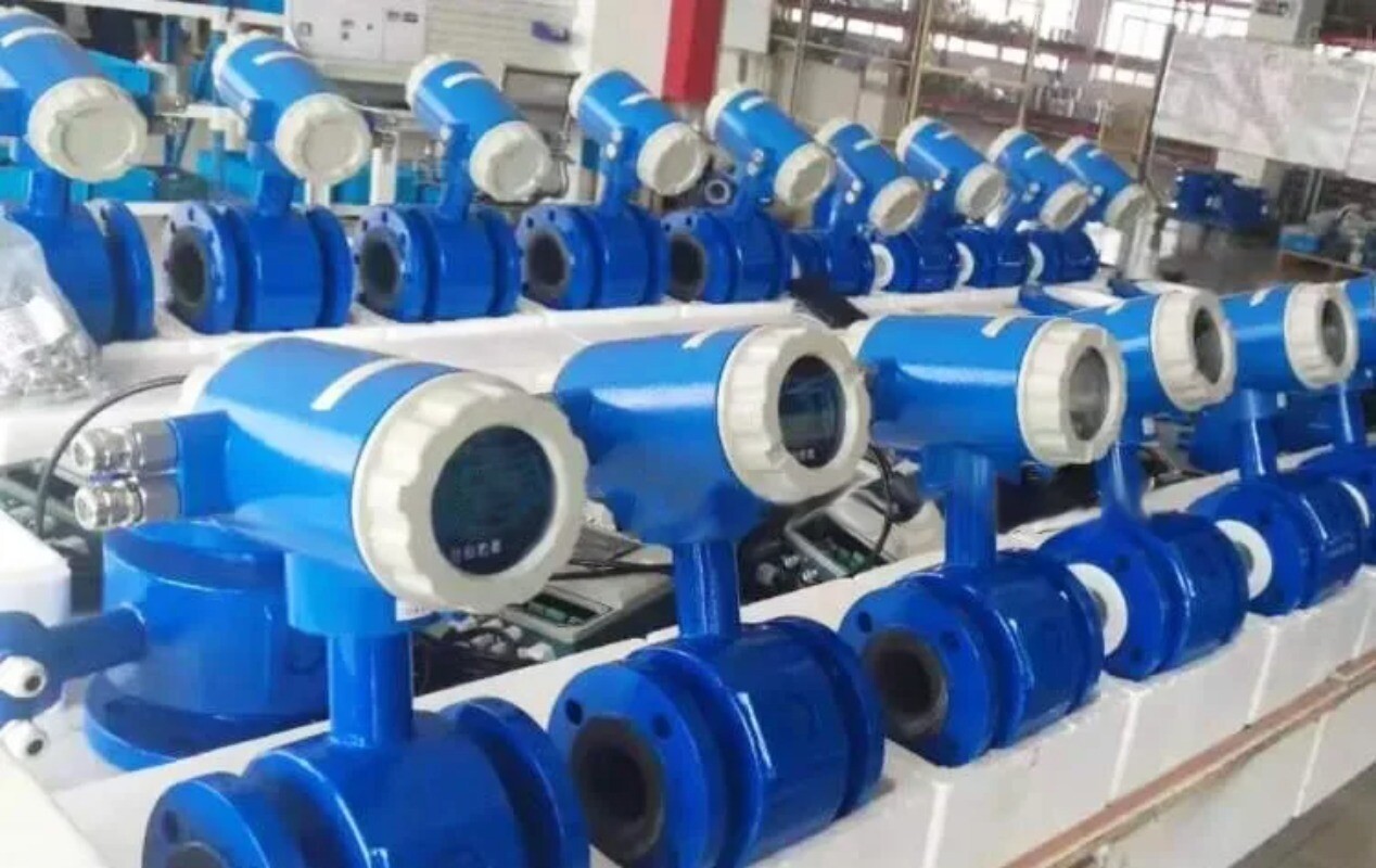 Intelligent Integrated Split Pipe Electromagnetic Flow Meter Digital ...