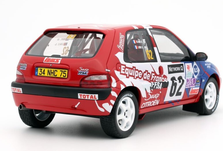 OTTOMOBILE, Citroen Saxo VTS Rac Rally 2000 #62, Scale / Ladder 1/18 ...
