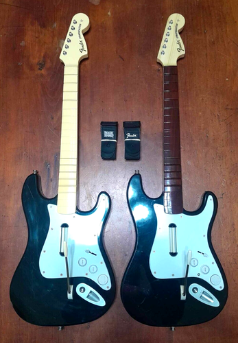 2 x Rock Band Guitars - Sony PlayStation 3 - Controllers - Pair - PAL ...