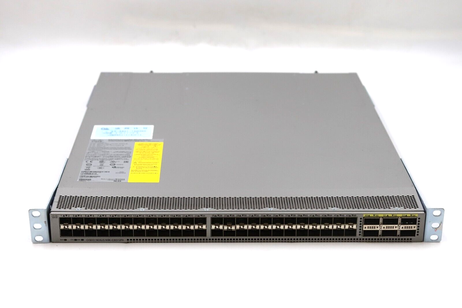 Cisco Nexus N9K-C9372PX 48-Port 10GbE SFP 6xQSFP 40GbE Network Switch W ...