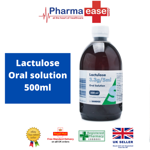 Lactulose Solution For Constipation and Discomfort 1x 500ml *brands may ...